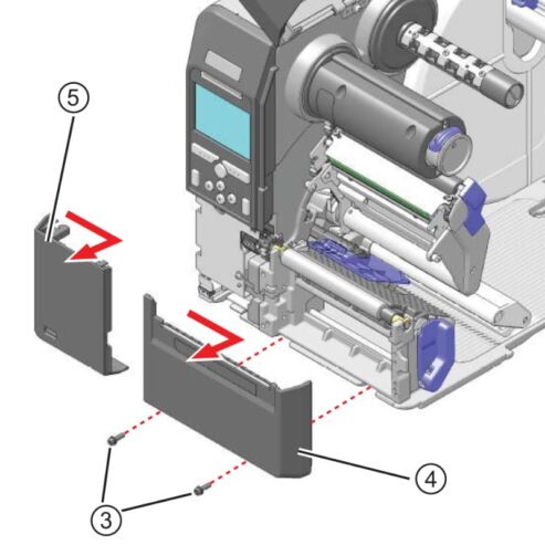 How to Install the Linerless Cutter Kit in the CL4NX Plus Plus Printer