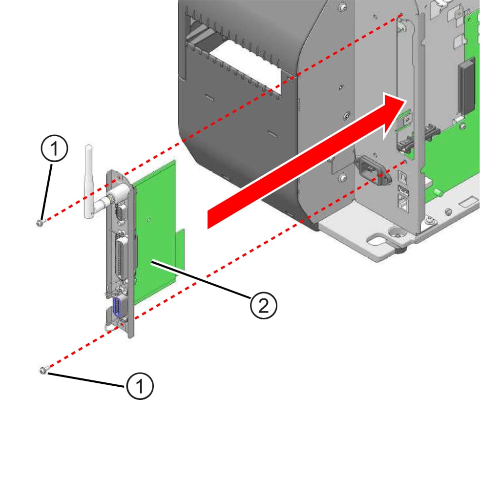 How to Install the Wireless LAN Kit in the CL4NX Plus / CL6NX Plus Printer